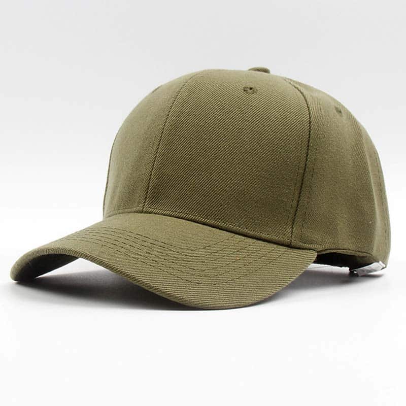 Orange Hat | Plain Hats | DadHatSupplyCo